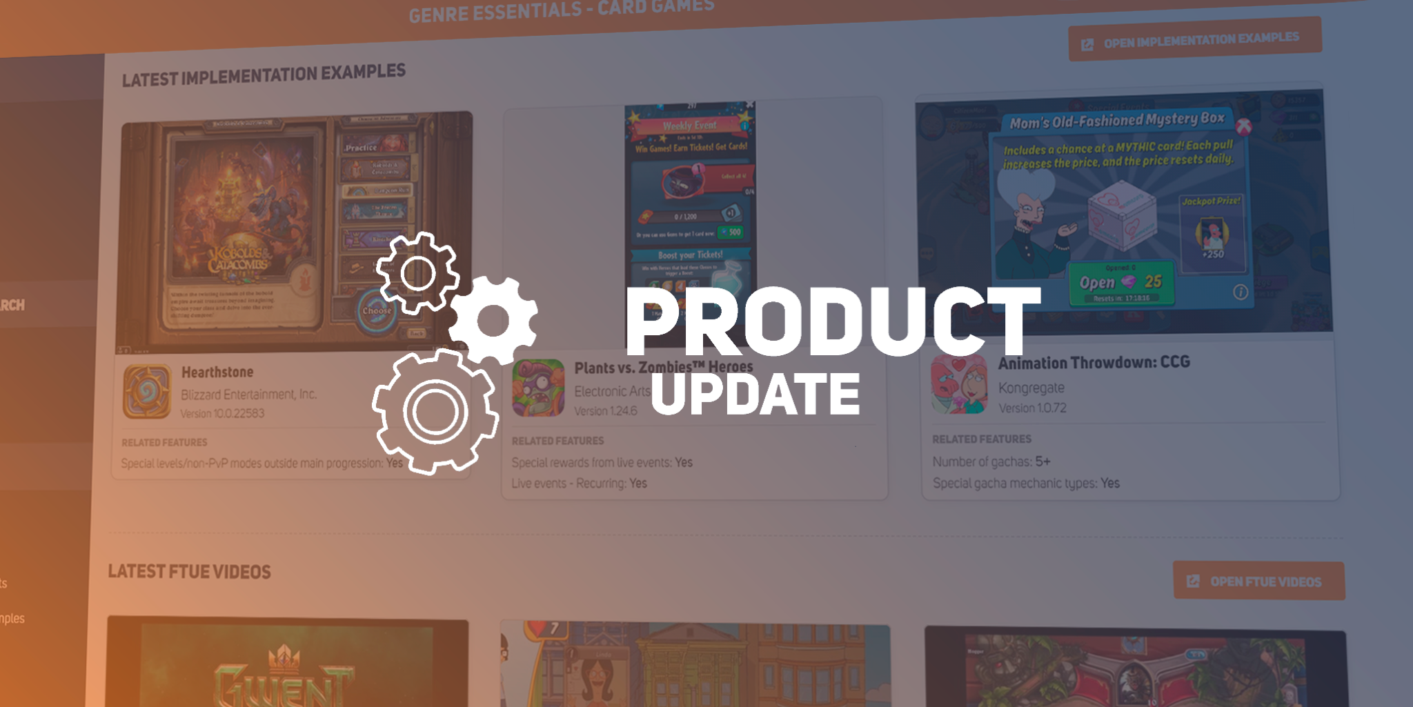 March 2020 Product Update: Genre Essentials - GameRefinery
