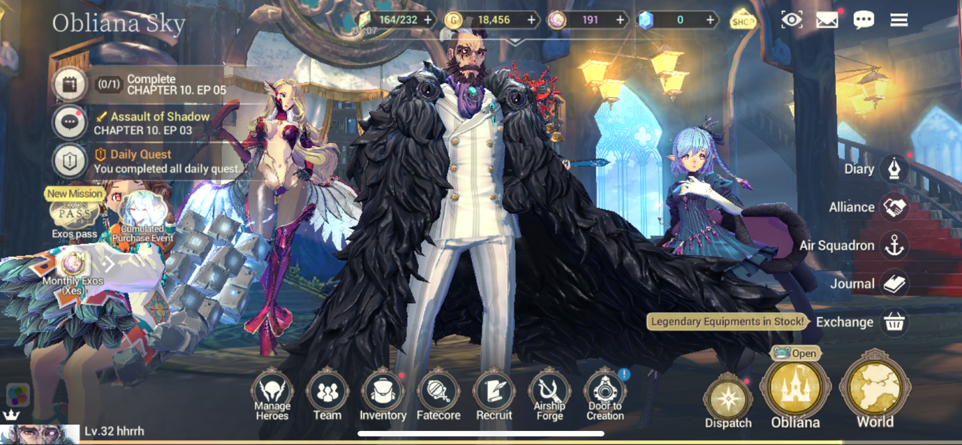 Exos Heroes: How does the game look? - GameRefinery